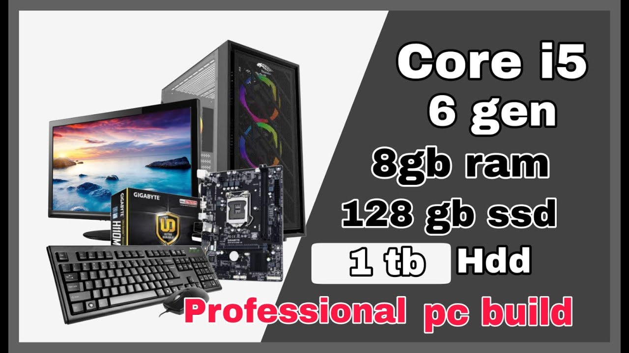 6th Gen Budget You tubing & Gaming PC Maximum Performance - YouTube