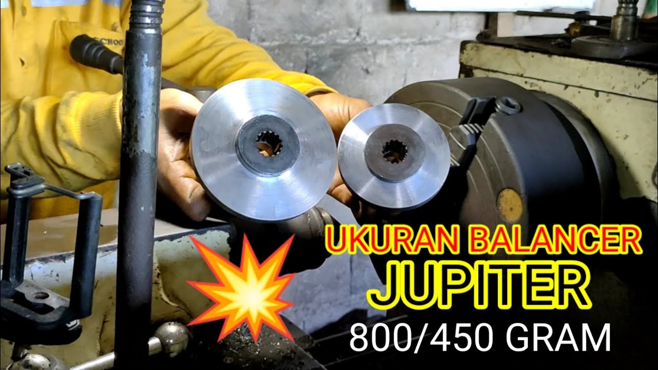 MEMBUAT BALANCER JUPITER DENGAN UKURAN YG PAS - YouTube