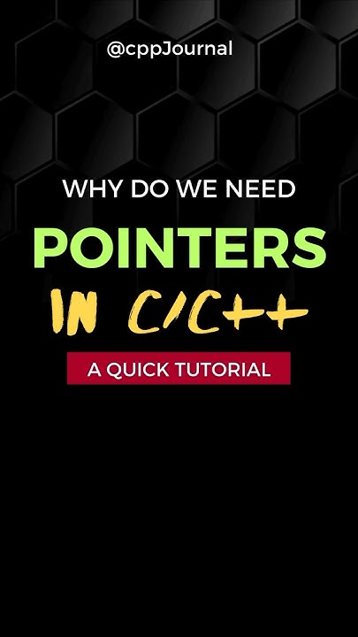 Why Pointers Are Used In Cc Cprogramming Cpp Cplusplus Dsa Coding Code