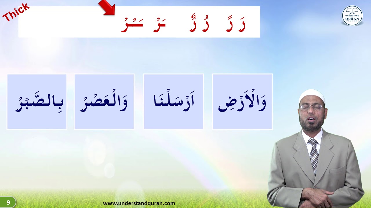 Lesson - 40a | Rules of Raa | English | Learn Tajweed - the Easy Way ...