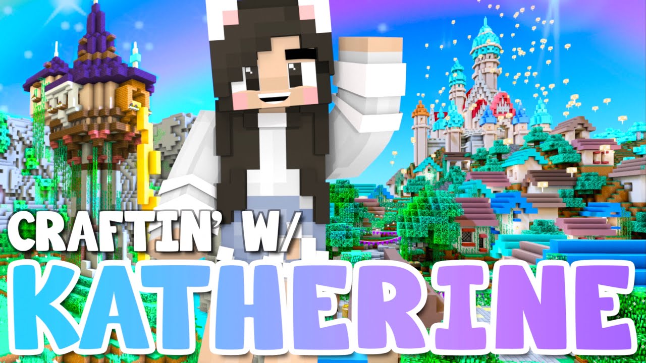 💙Minecraft Rapunzel Tower + Kingdom! Craftin' w/ Katherine S2 Ep.5 ...