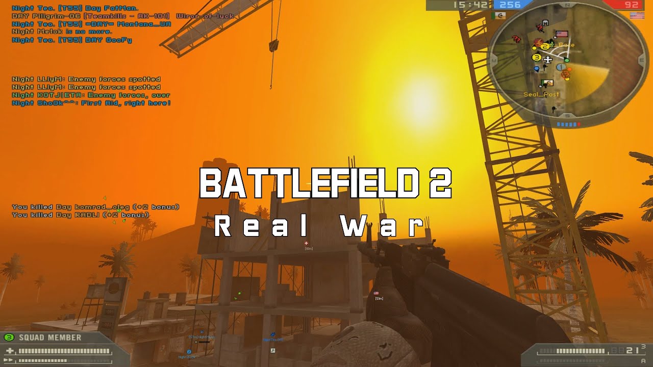 BATTLEFIELD 2: Real War - Fan War {map 2 Push_Day pov macLar1k} - 02.12 ...