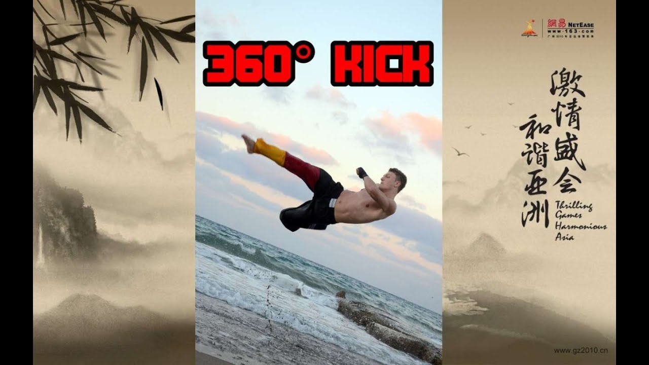 360° Tornado Spinning Roundhouse Kick TUTORIAL - YouTube