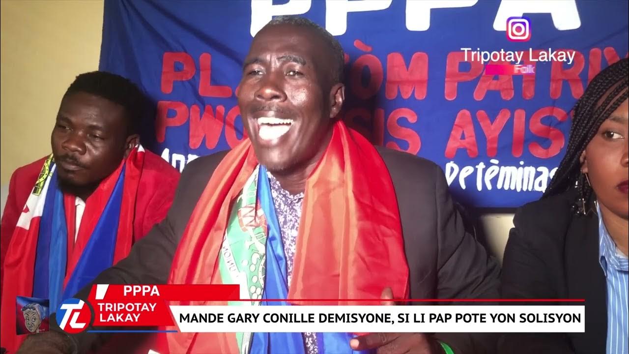Yon gwoup moun gentan mande pou Gary Conille Demiyone kòm premye minis nome, sil pap vin regle ...