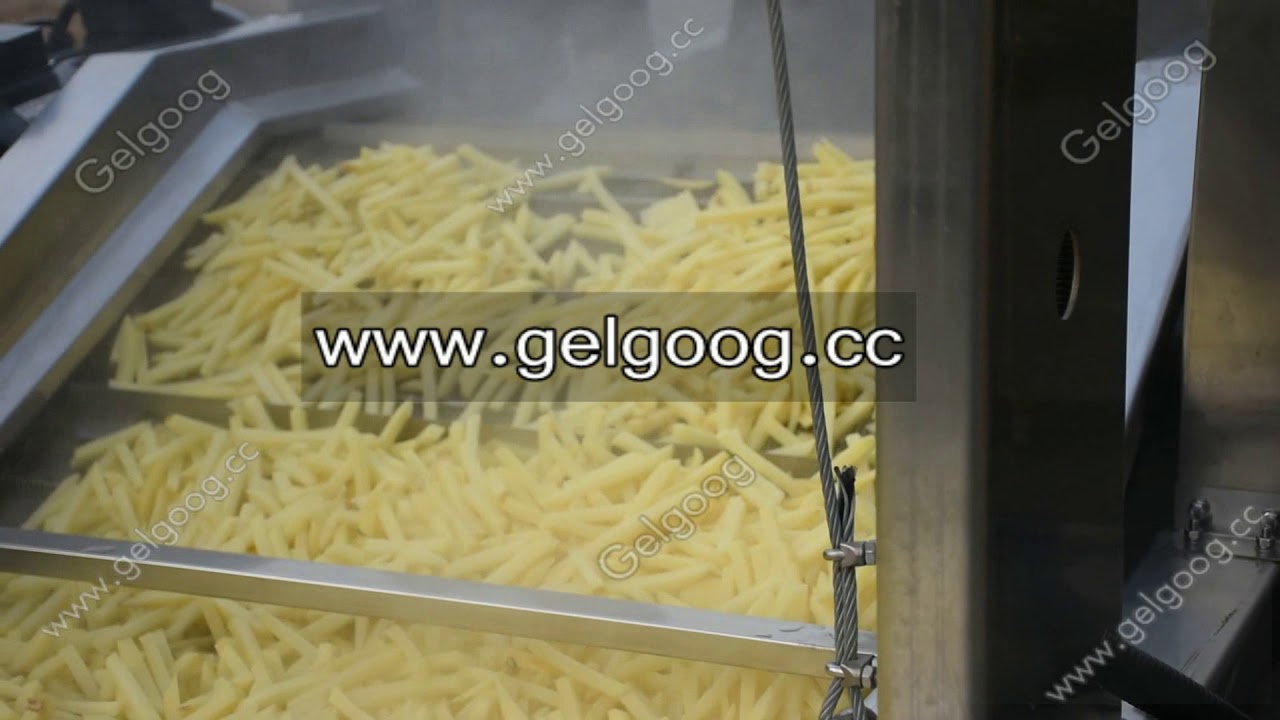 Vegetable Potato Blanching Machine For French Fries Chips Manufacturer ...