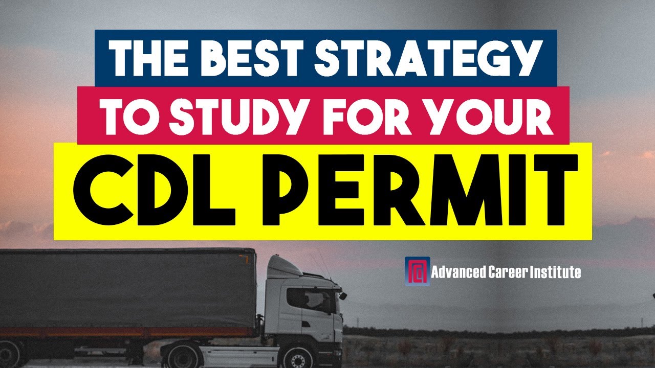 The best strategy to study for your CDL permit - YouTube