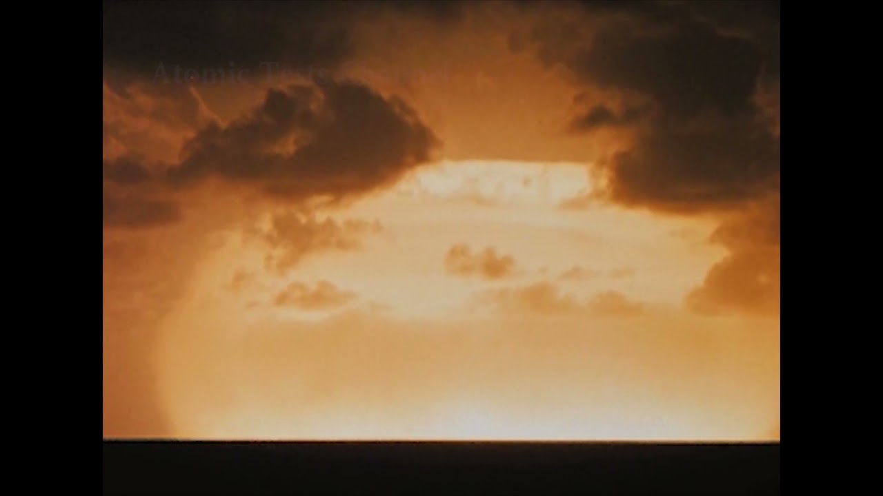Nuclear Blast At Sea Pacific Nuclear Testing - YouTube