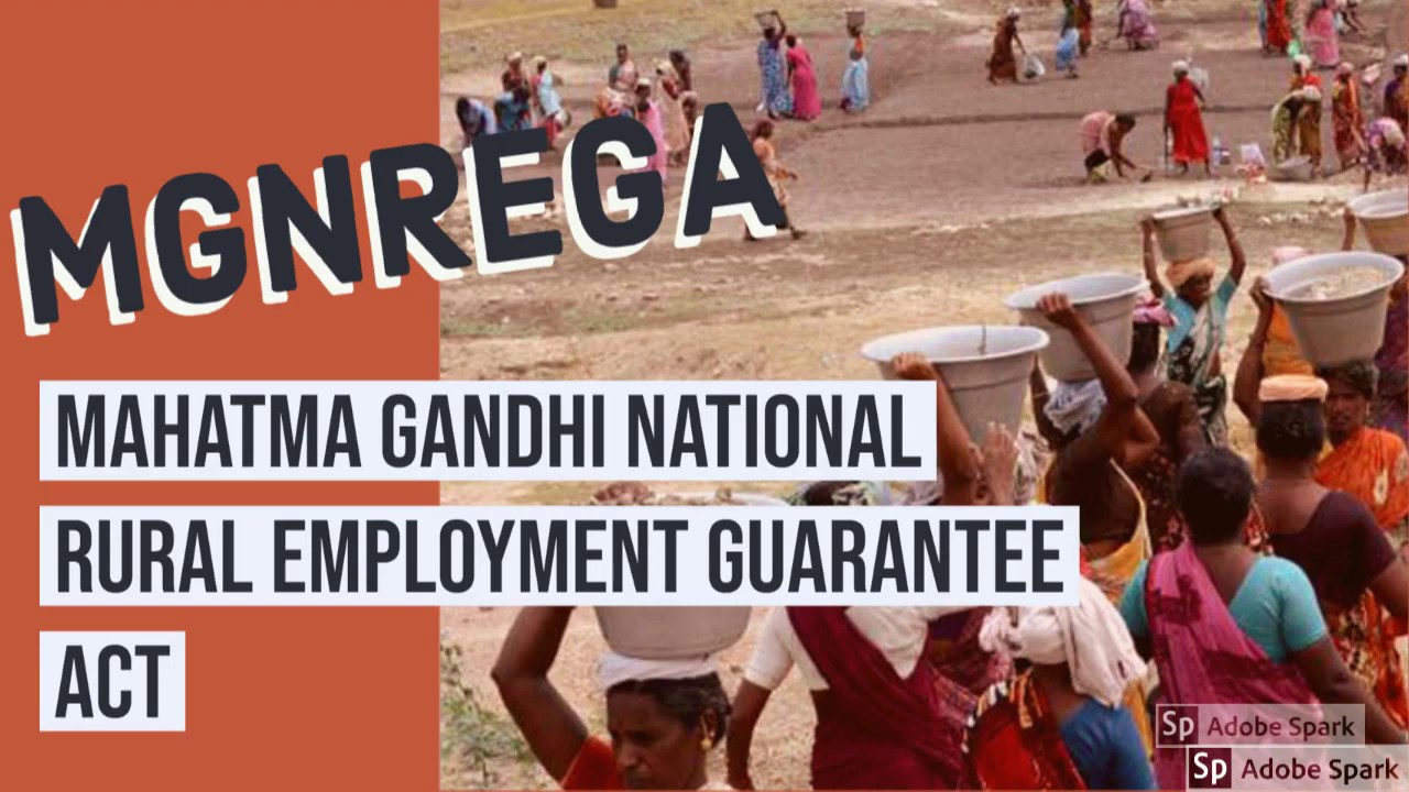Mahatma Gandhi National Rural Employment Guarantee Act MGNREGA #MGNREGA ...