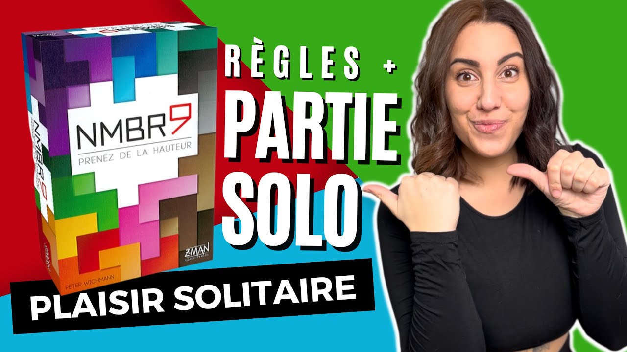 RÈGLES + PARTIE SOLO NMBR9 - Z-MAN GAMES Games | Mes plaisirs solitaires - YouTube