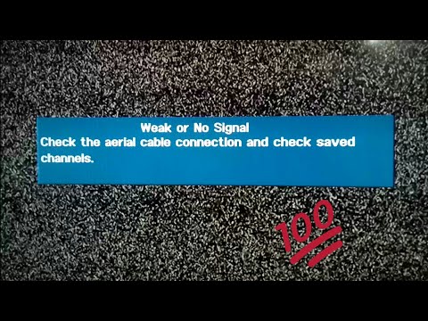 weak no signal samsung tv