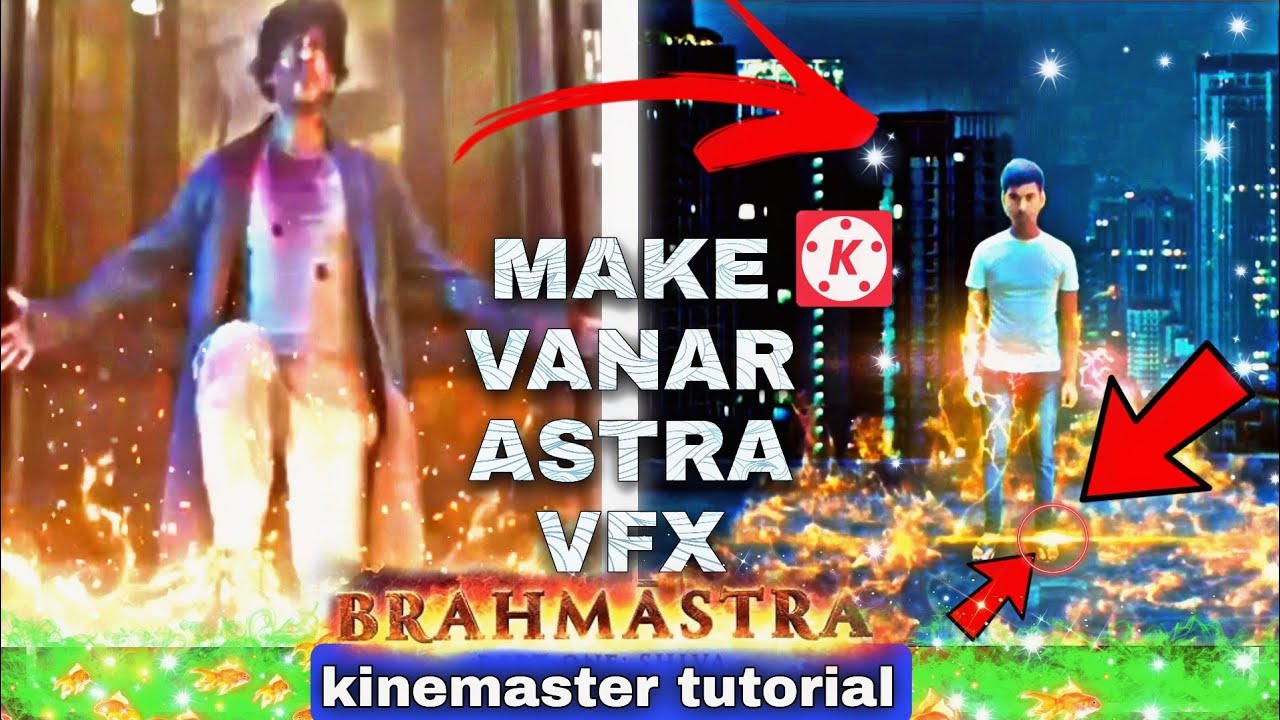 make brahmastra vanar astra vfx kinemaster|| #brahmastra #vfxediting # ...