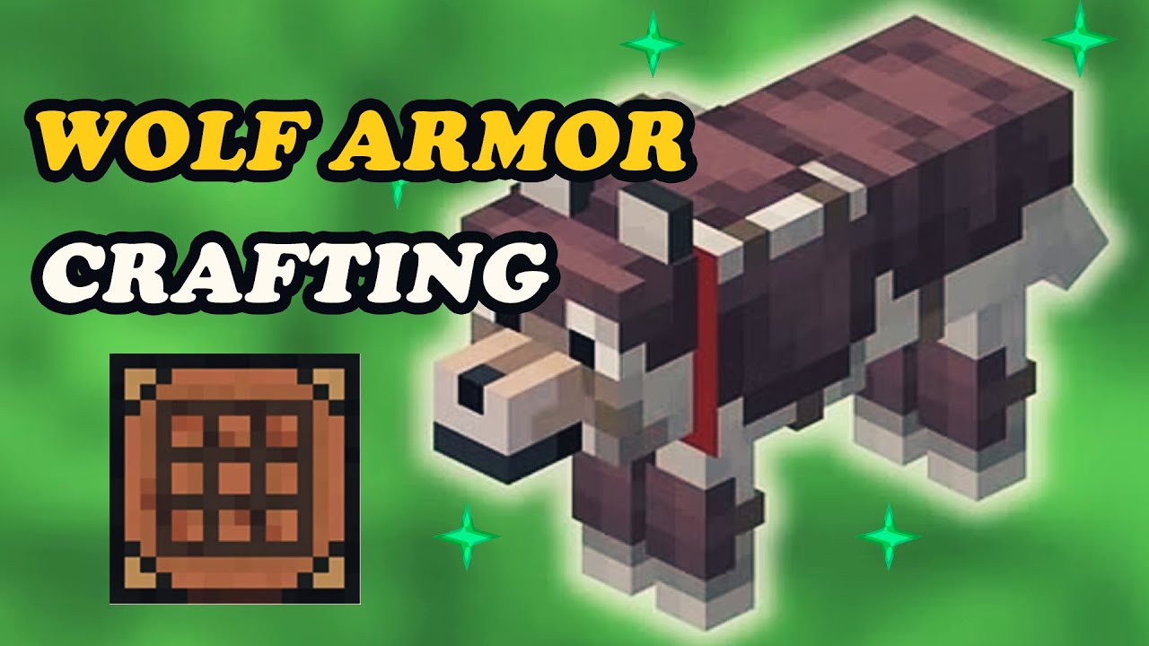 How to craft wolf armor in minecraft 1.21 | WOLF ARMOR CRAFTING | - YouTube