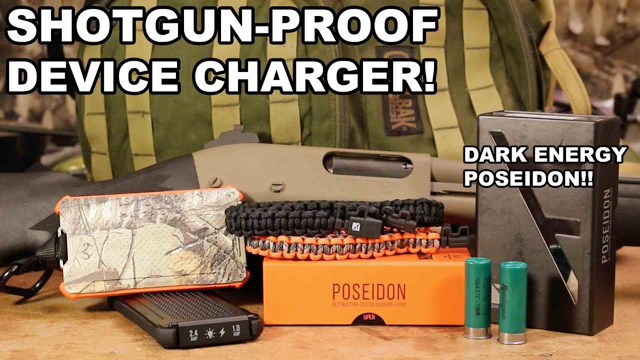 Shotgun-Proof Device Charger! Dark Energy Poseidon - YouTube