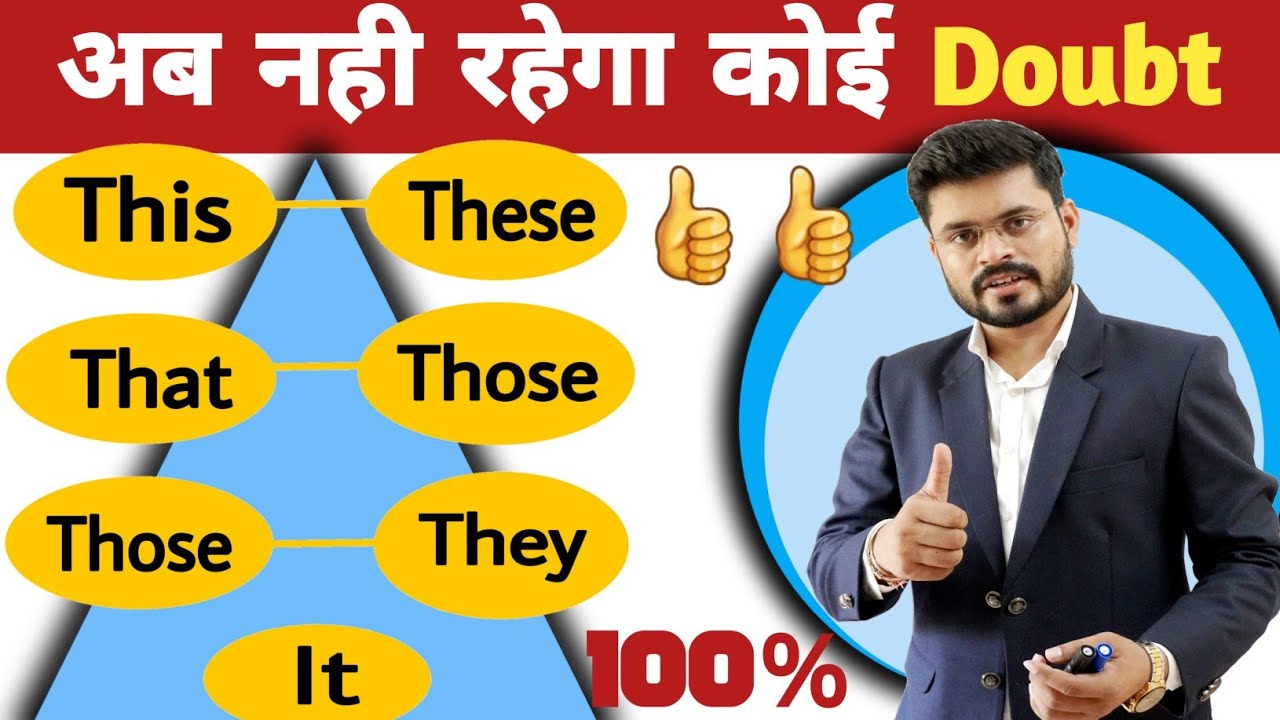 THIS, THAT, THESE, THOSE, THEY & IT in detail. Difference between They ...