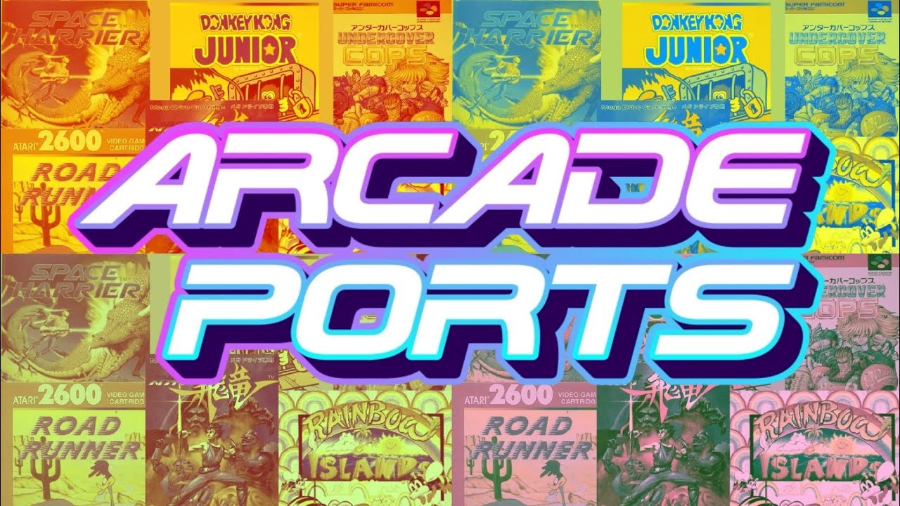 Arcade Ports - Atari 2600,7800,Amiga,Megadrive,SNES,Zx Spectrum - YouTube