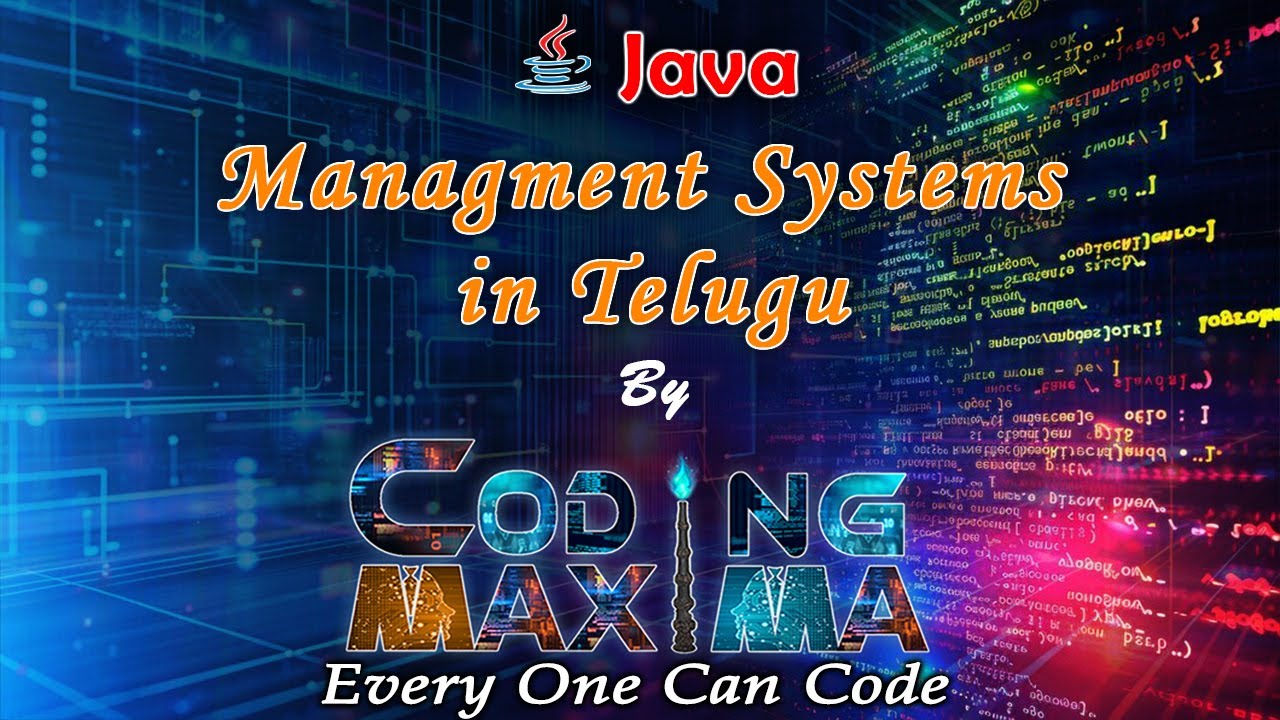 Java Managment Systems in telugu with Animation from coding maxima with ...