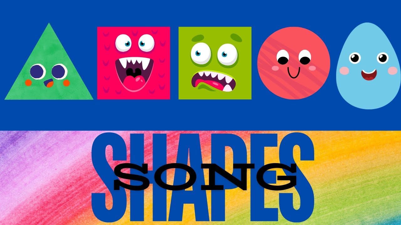 Shapes Song for Kids | Learn Circles, Squares, Triangles, Stars | Fun ...