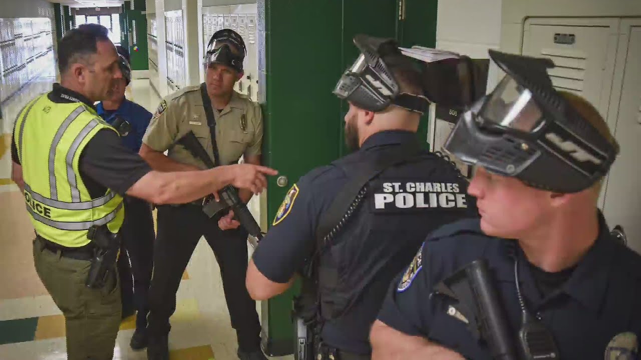 How St. Charles County police train for active shooter situations - YouTube