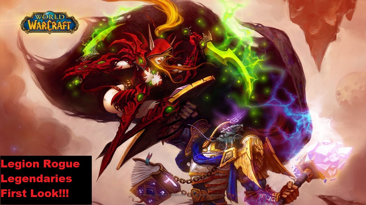 All New Legion Rogue Legendaries First Look!! World Of Warcraft!! - YouTube
