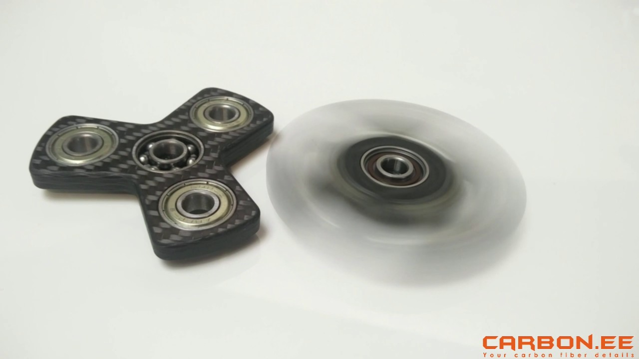 Carbon Fiber Fidget Spinner - YouTube