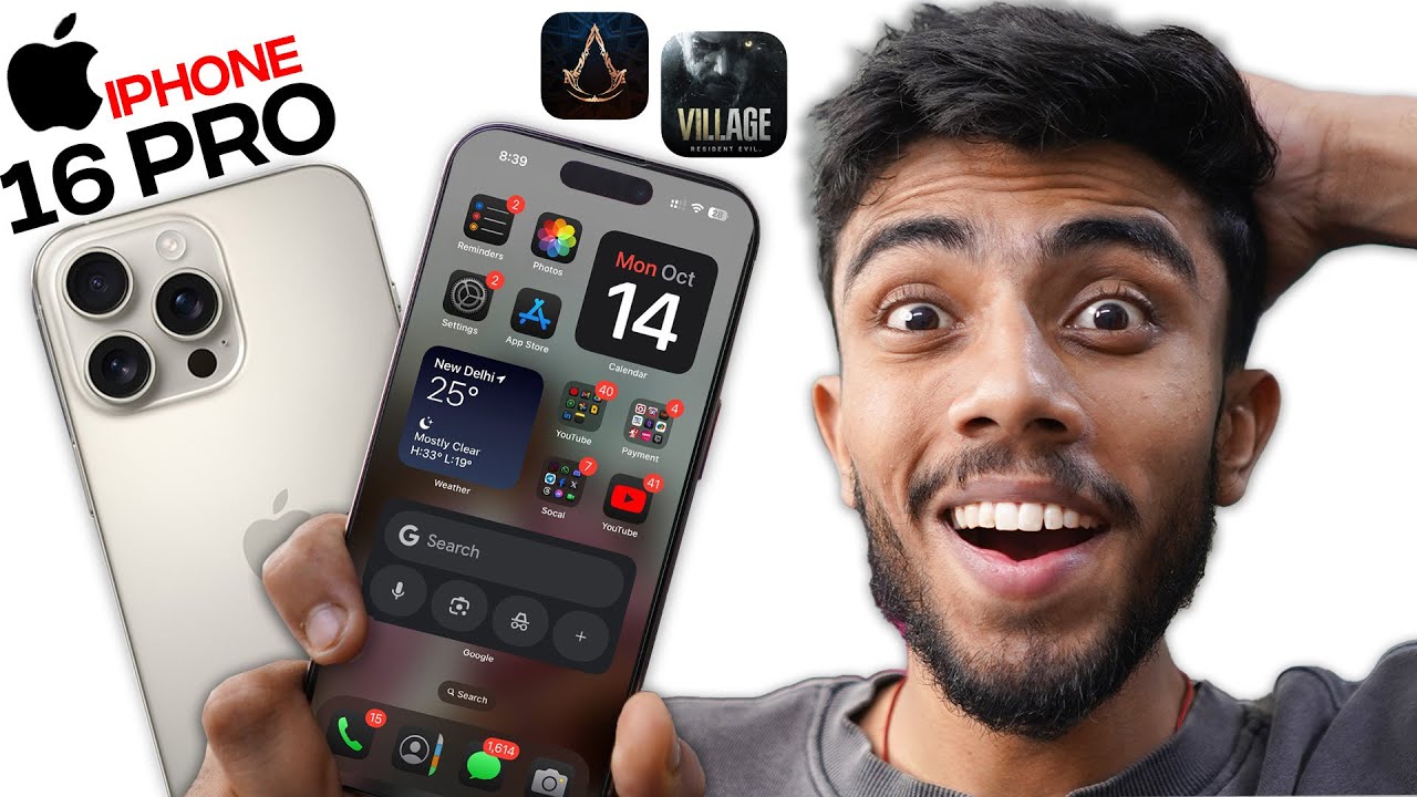 IPhone 16 Pro Unboxing & Review! Running PC Games With A18 Pro🤩 Outdoor ...