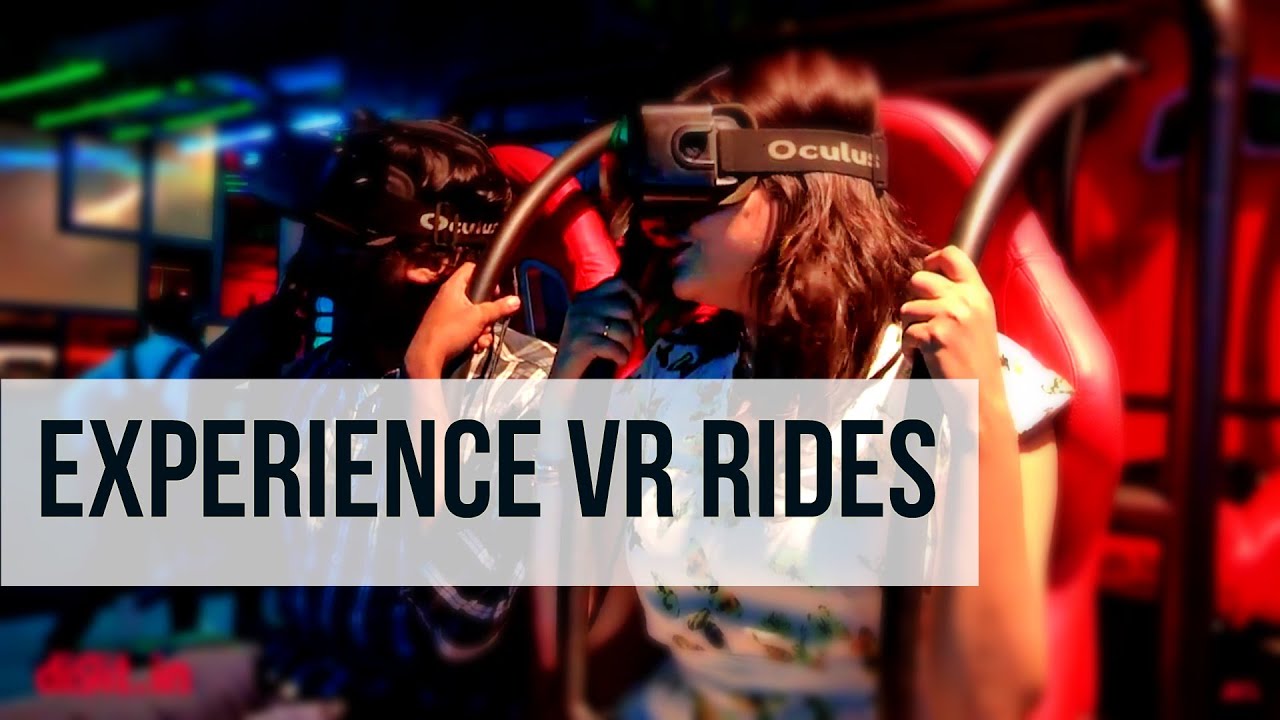 Experience a VR Roller Coaster, a VR Magic Carpet ride, VR Hanggliding ...