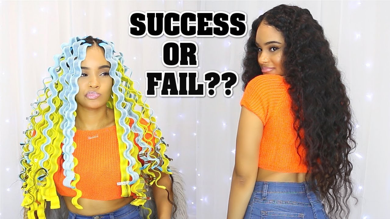 I Tried WAVE FORMERS on My TRANSITIONING HAIR! - YouTube