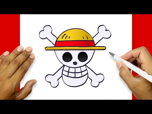 How To Draw One Piece Logo | Simple Drawing Tutorial - Videos For Kids