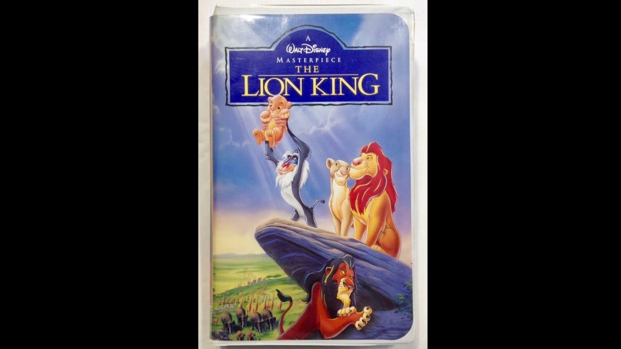 Opening To The Lion King 1995 VHS (Version #1) (Canadian Copy) - YouTube