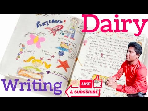 Dairy Writing (English Writing Skill) easy way to learn English. - YouTube