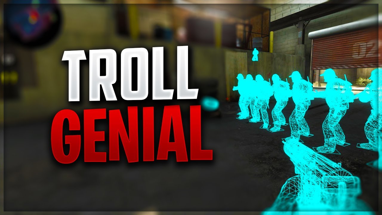 TROLL GENIAL cu WALLHACK si INVIZIBILITATE!! - YouTube