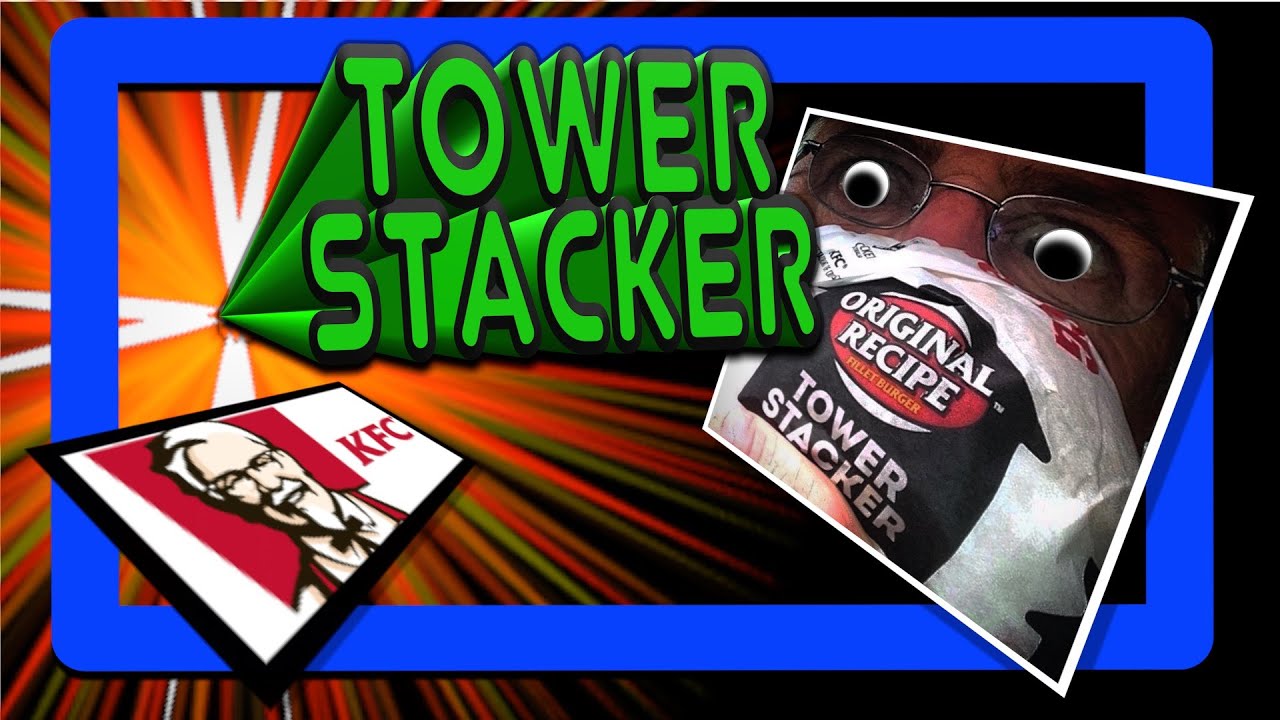 KFC Tower Stacker Burger | Food Review - YouTube