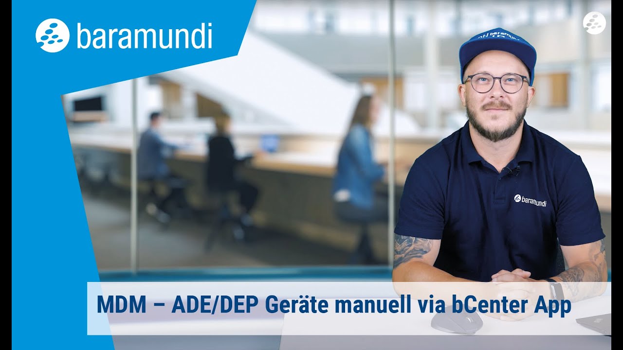 MDM – ADE/DEP Geräte manuell via bCenter App hinzufügen - YouTube