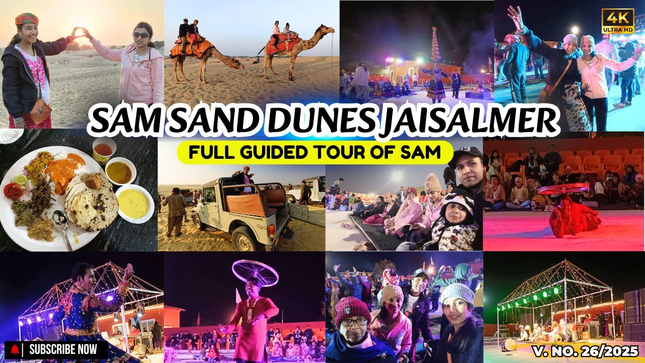 Sam Sand Dunes Jaisalmer | Jeep & Camel Safari |Best Resort In Sam Sand Dunes |Rajasthani Folk ...