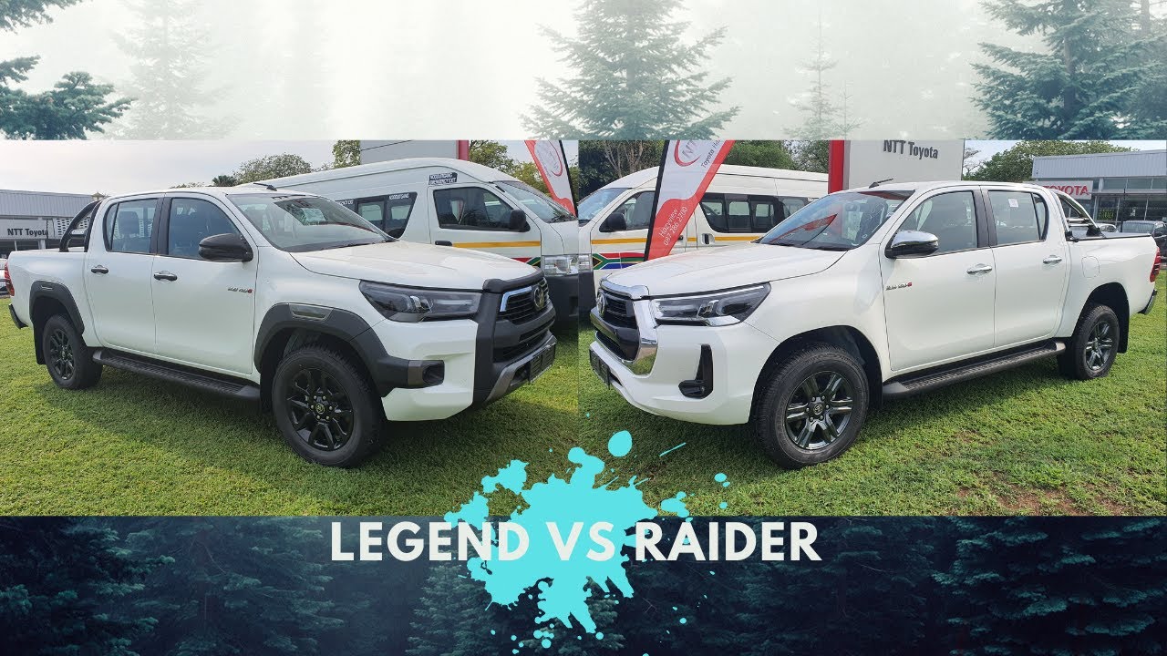 2021 Toyota Hilux Legend VS Hilux Raider Comparison Review - (Exterior ...