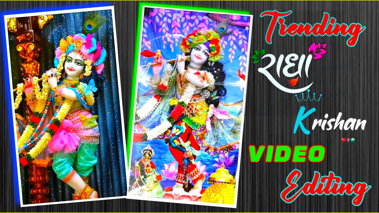Radha Krishna Video Editing Capcut // Radha krishna photo viral video ...