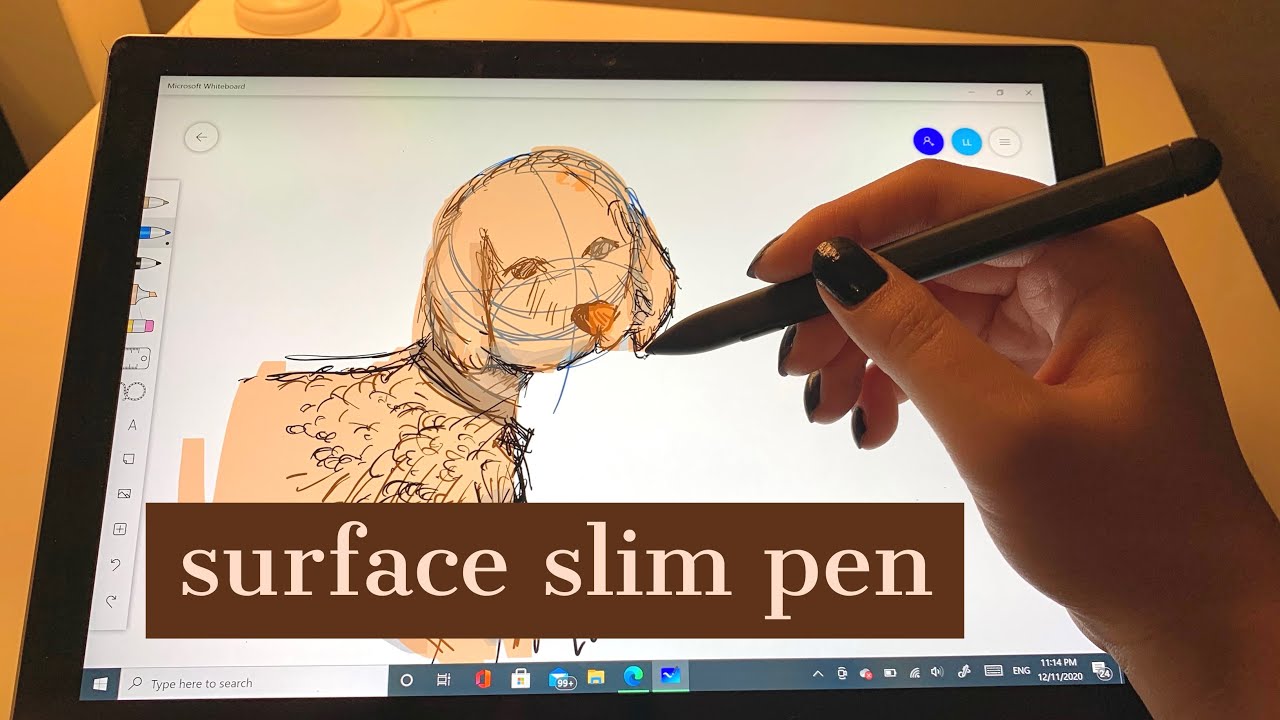SHORT MICROSOFT SLIM PEN REVIEW + HANDWRITING TEST (surface) - YouTube