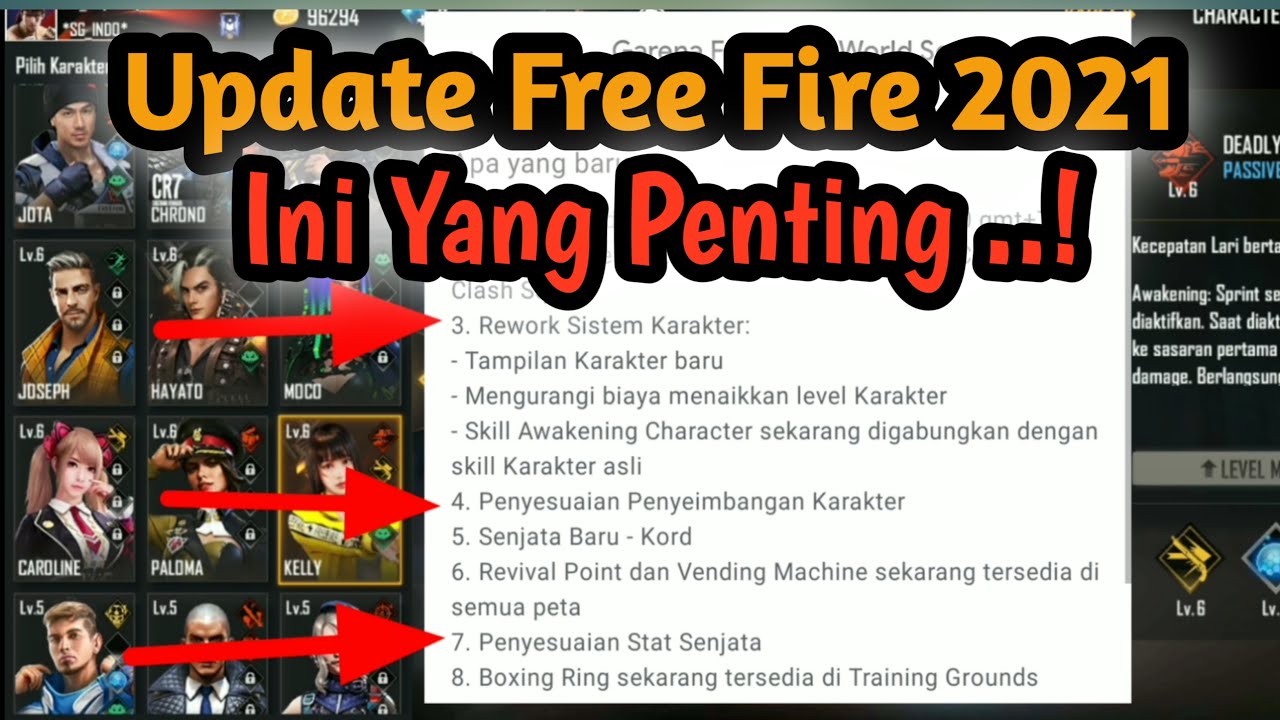 Kalian Harus Tauu.! |update free fire terbaru 2021,update terbaru ff ...