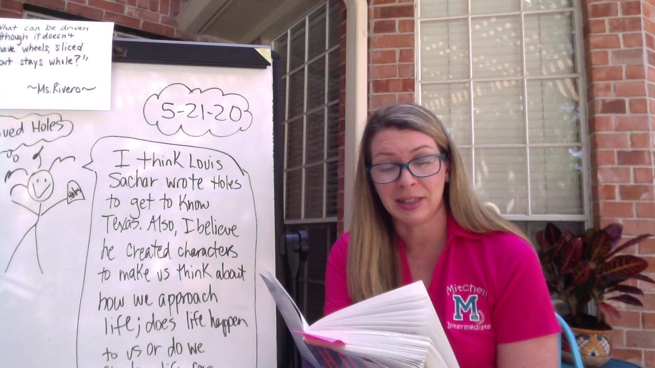Holes Lesson #20 Mitchell 5 21 20 LAST Spring 2020 online lesson - YouTube