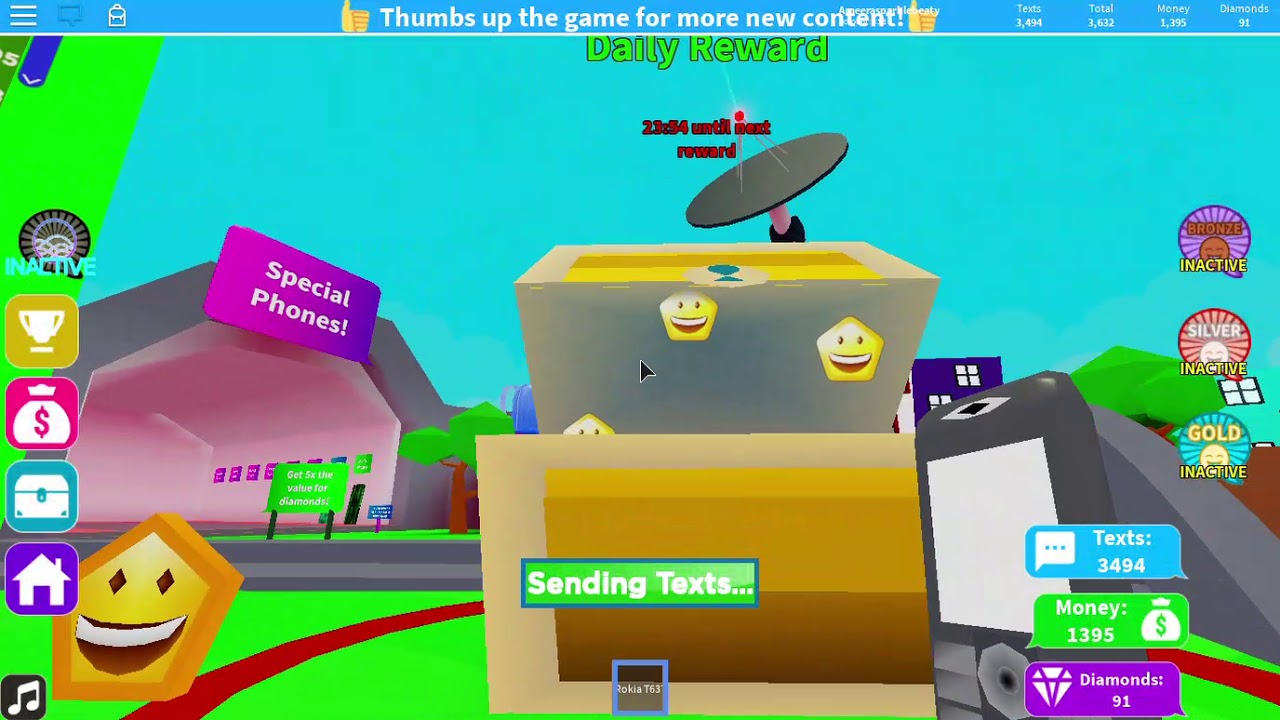 ROBLOX TEXTING SIMULATOR!! IM SO HIGH ON LEVEL! - YouTube