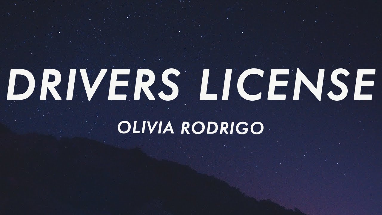 Olivia Rodrigo - drivers license (Lyrics) - YouTube