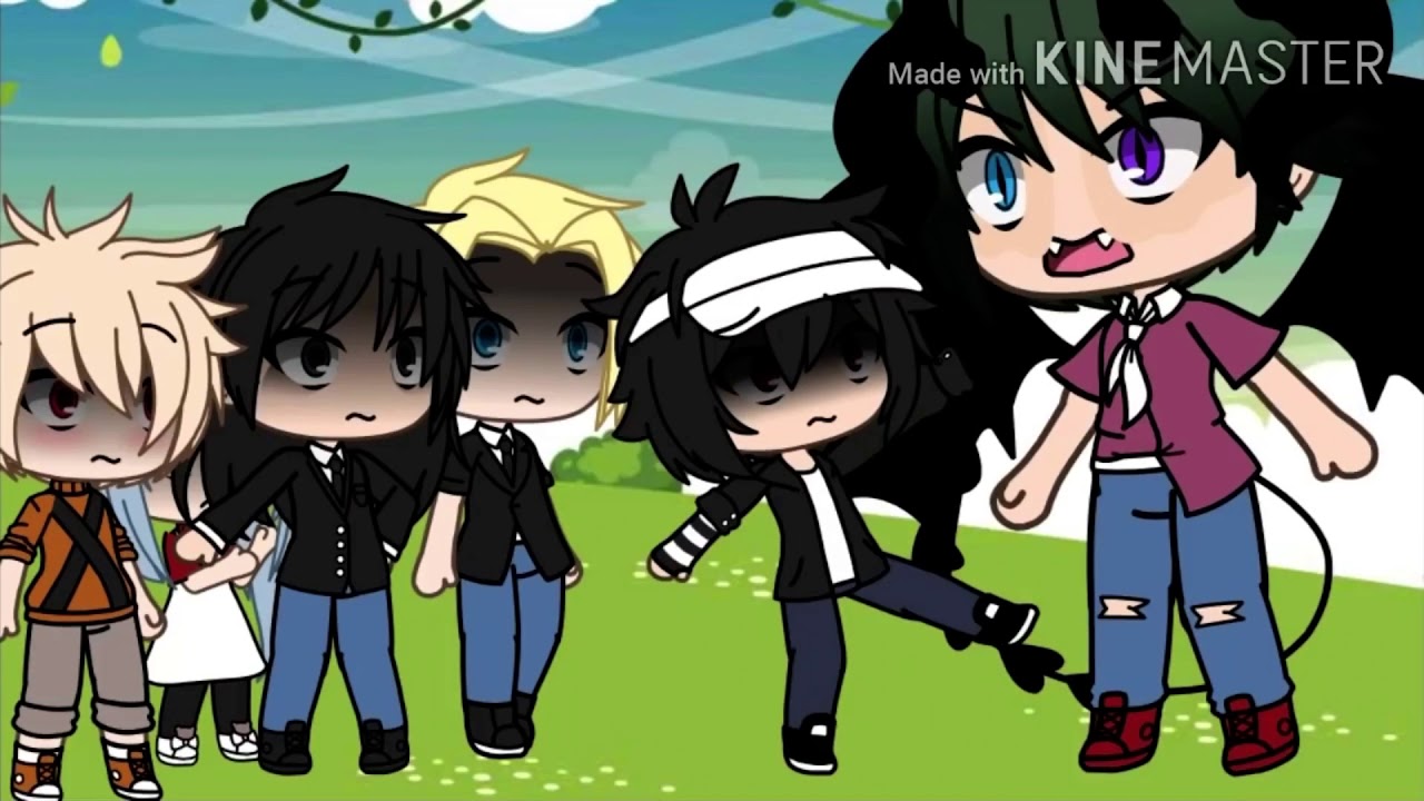 Deku turns into demon wolf gacha life - YouTube