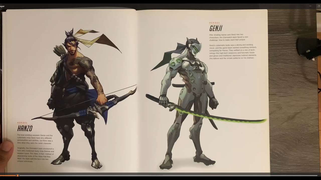 Overwatch Illustrations Book - Full Artbook Reveal - Concept Art - YouTube