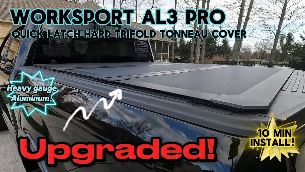 Worksport’s AL3 Pro Hard Tonneau Cover Unboxing, Install & Review! Best ...