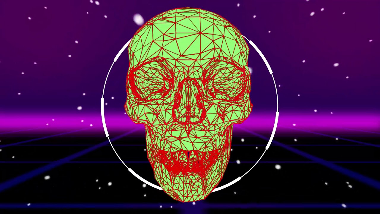 [VJLOOP] skull vhs type - YouTube