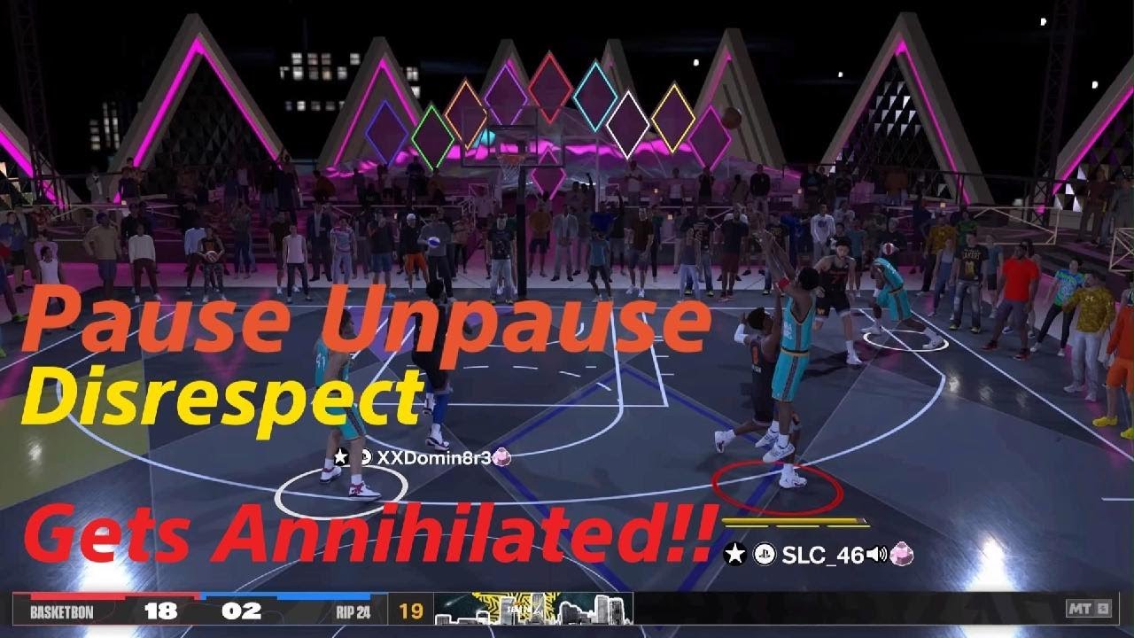 Pause Unpause Disrespect Get Annihilated!!!! NBA 2K24 MyTeam TTO - YouTube