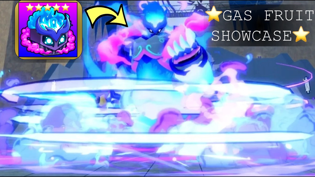 Gas Fruit TRANSFORMATION Showcase! Blox Fruits Gamerknight45 - YouTube