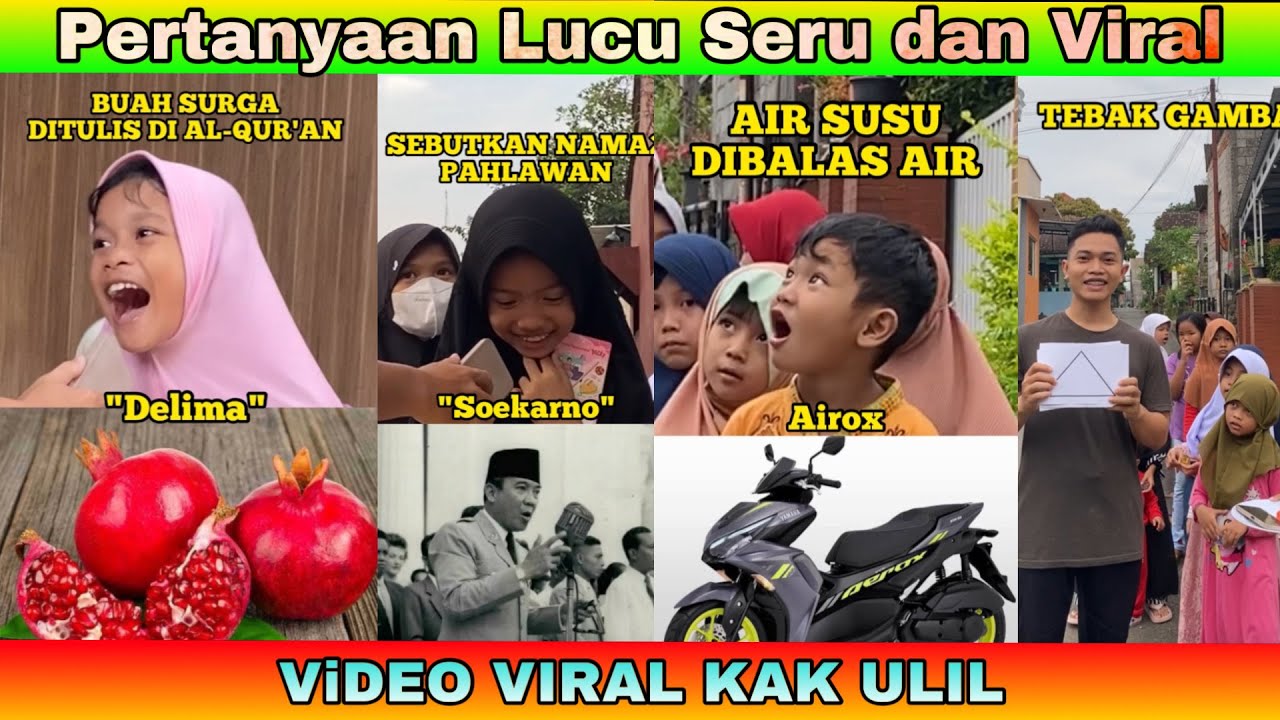 JAWABANYA HARUS SALAH, AIR SUSU DIBALAS AIR? - KUMPULAN VIDEO VIRAL KAK ...