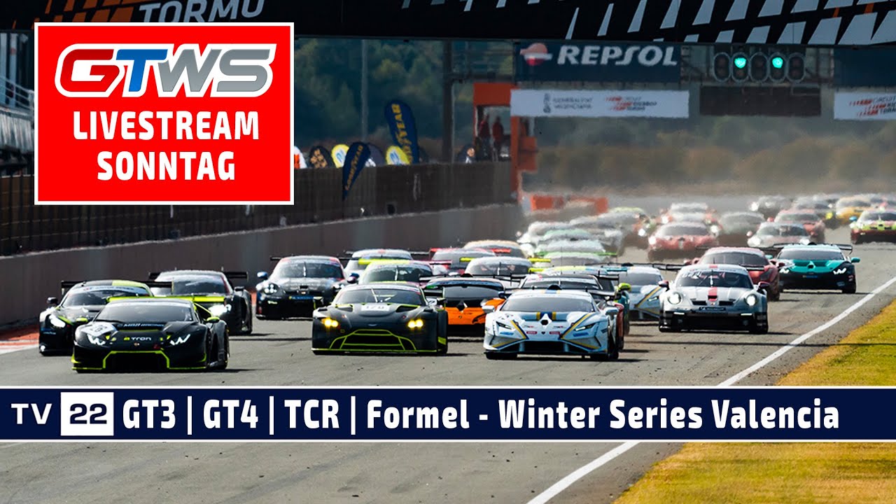 RE-LIVE GT WINTER SERIES feat. GT3, GT4, Formula & TCR - Valencia ...