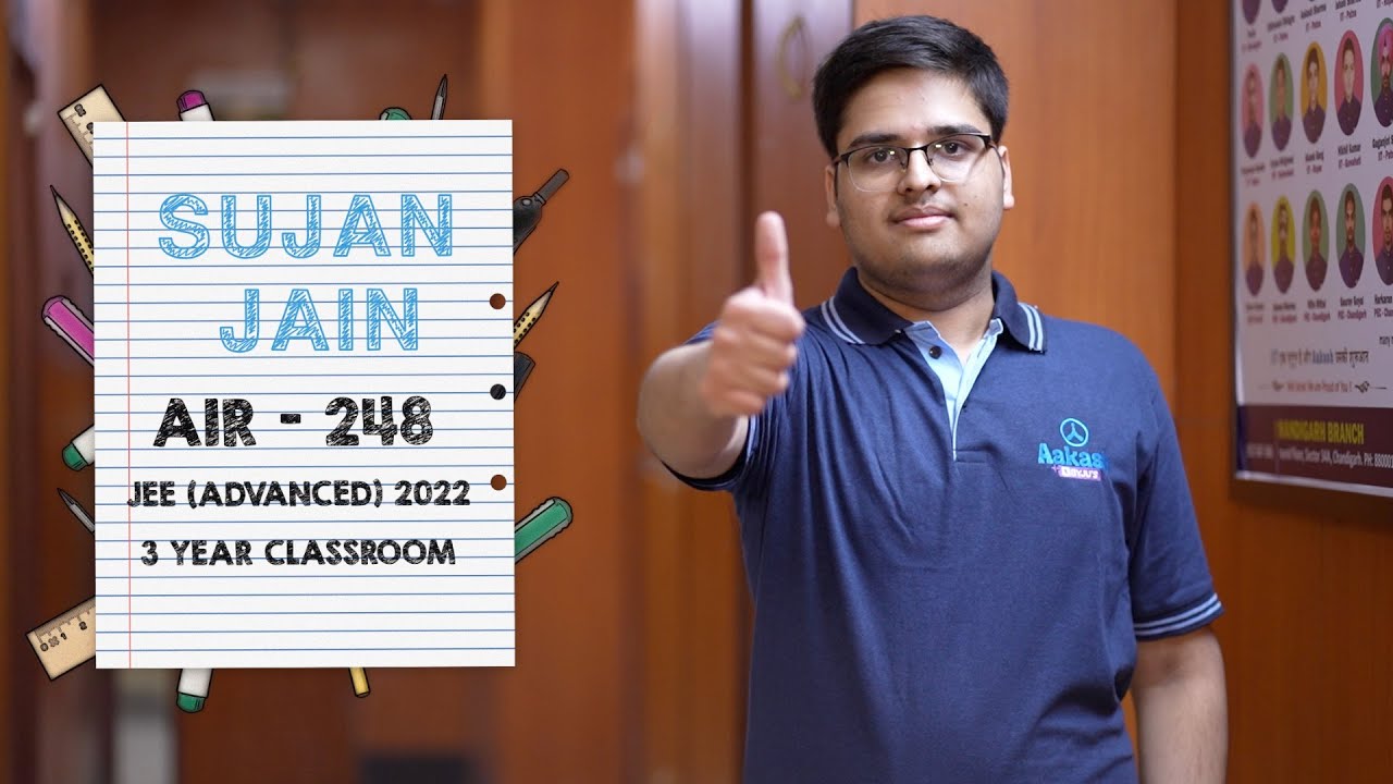 JEE (Advanced) 2022 Result | Sujan Jain AIR 248 | Practice Questions ...